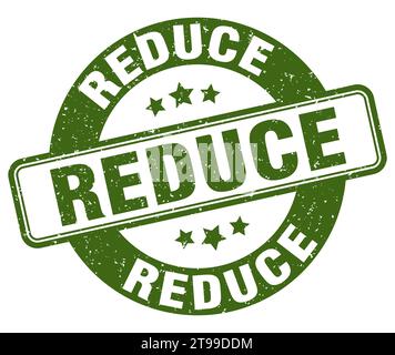 reduce stamp. reduce sign. round grunge label Stock Vector Image & Art ...