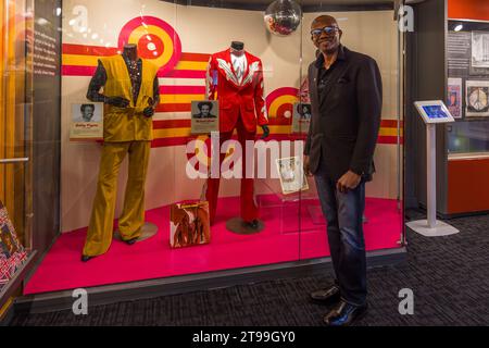 Richard Street Jr. at the Museum of Motown Music. The musician is the ...