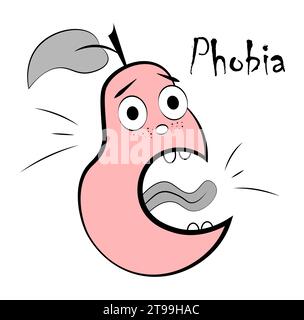 Unhappy scared woman feeling terrified with injections. Unwell anxious ...