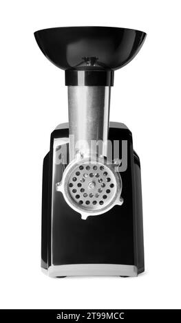 Electric meat grinder isolated on transparent background. Modern ...