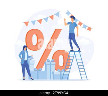 Man buyer icon. Flat illustration of man buyer vector icon isolated on ...