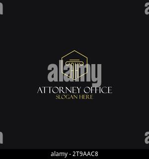 AH monogram initials design for law firm, lawyer, law office with ...