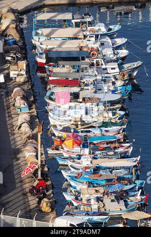 fishing boats in kusadasi,turkey Stock Photo - Alamy