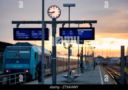 Diesel locomotive class 245, regional express RE standing at the ...
