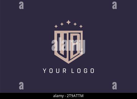 UB monogram logo with geometric shield icon design inspiration Stock Vector Image & Art - Alamy