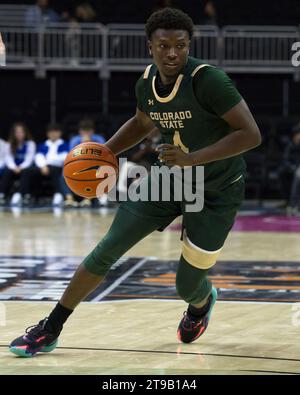 Colorado State guard Isaiah Stevens (4) and Boise State forward Andrew ...