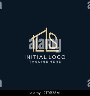 LS monogram initial logo with clean modern shield icon design inspiration Stock Vector Image ...