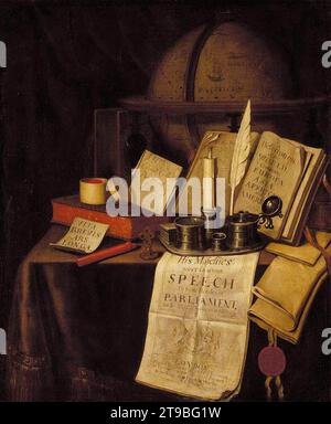 Vanitas Still-Life 1697 by Edwart Collier Stock Photo - Alamy