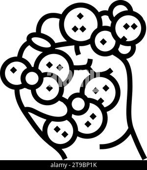 squeeze toy fidget line icon vector illustration Stock Vector Image ...