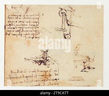 Leonardo da Vinci. Machine volante Stock Photo - Alamy