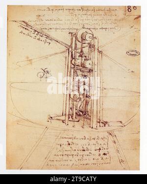 Leonardo da Vinci. Machine volante Stock Photo - Alamy