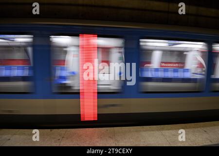 Underground station, Max-Weber-Platz, Munich, Bavaria, Germany Stock ...
