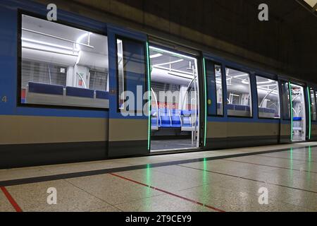 Underground station, Max-Weber-Platz, Munich, Bavaria, Germany Stock ...