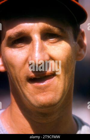 Pitcher Warren Spahn of the Milwaukee Braves at Spring Training circa ...