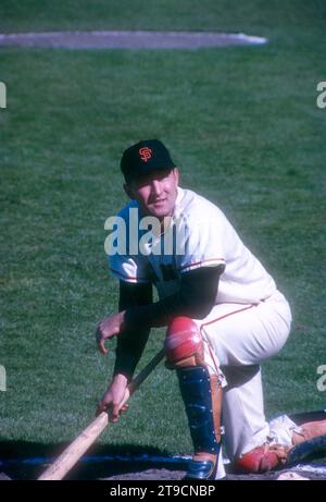 SAN FRANCISCO, CA - 1962: Tom Haller #5 of the San Francisco Giants ...