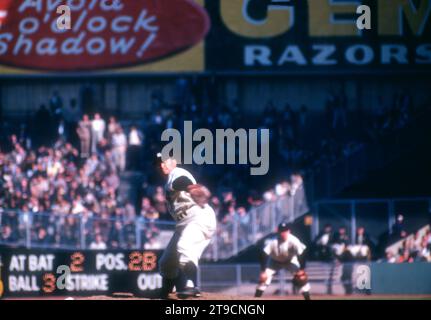 Pitcher Allie Reynolds of the New York Yankees is shown in St ...