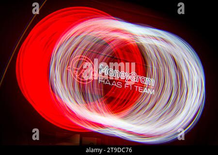 MoneyGram Haas F1 Team logo, during the Formula 1 Armco pre-season ...