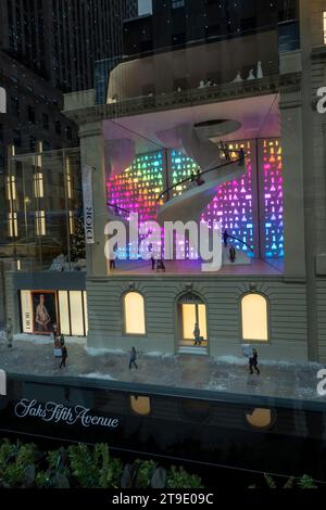 Christian Dior's carousel of dreams is the theme for the Saks Fifth ...