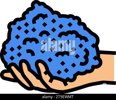 kinetic sand fidget toy color icon vector. kinetic sand fidget toy sign ...