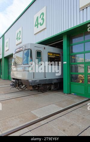 Wien, Wiener Linien, U-Bahn-Betriebsbahnhof Erdberg, X-Wagen // Vienna ...