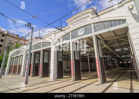 Wien, Straßenbahnremise Brigittenau // Vienna, Tramway Depot ...