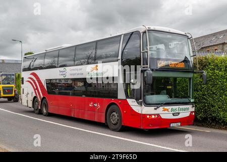 Bus Éireann double decker coach departs Clonakilty, headed for Cork ...