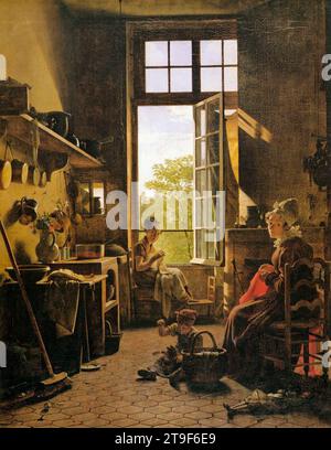 Martin Drolling - Interior of a Kitchen (detail Stock Photo - Alamy