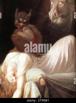 The Nightmare (detail) 1780-81 by John Henry Fuseli Stock Photo - Alamy