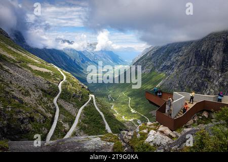 Plateau at Trollstigen Stock Photo - Alamy