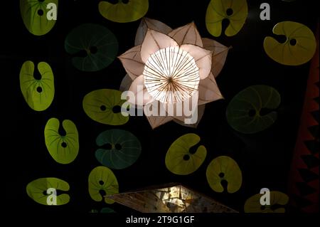The rural village handicrafts decoration in the Bengali famous festival ...