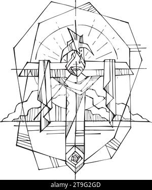 Religious Symbols Line Art Stock Vector Image & Art - Alamy