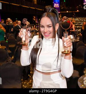 Ewa Farna Polish pop singer from Czech Republic poses award Cesky ...