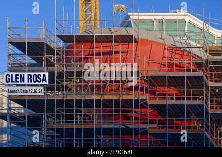 Glen Rose launch date set to long delayed Calmac ferry Stock Photo - Alamy