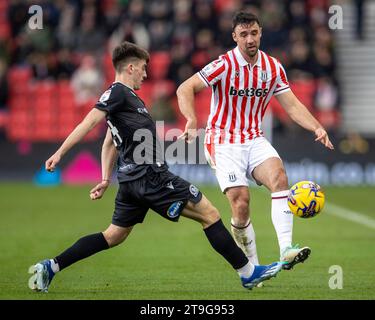 25th November 2023; Bet365 Stadium, Stoke, Staffordshire, England; EFL ...