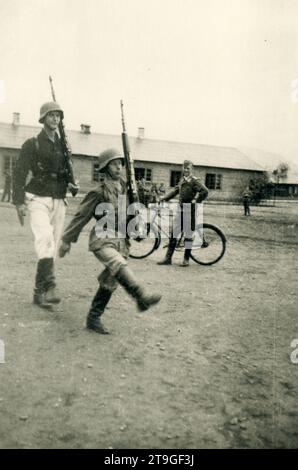 Second World War / WWII, Germany, end of war, Hitler Youth as soldiers ...