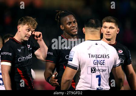 Bristol Bears' Ellis Genge (centre) ahead of the Gallagher Premiership ...