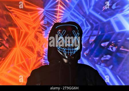 Hacker burglar red team exploit vulnerability security of data server ...