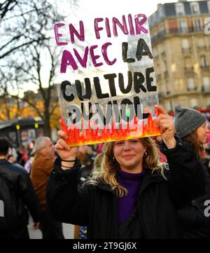 Paris, France. 25th Nov, 2023. French Jewish women hijacked a feminist ...