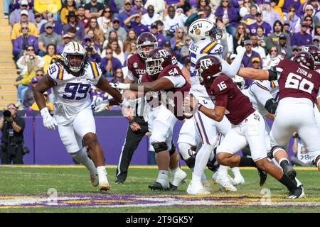 LSU defensive lineman Jordan Jefferson competes in the bench press at ...