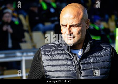 Parma, Italy. 25th Nov, 2023. Giovanni Zaro (Modena) and Ange Yoan ...