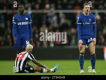 Chelsea's Conor Gallagher reacts during the Premier League match at ...