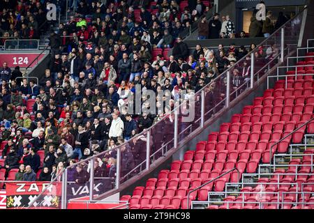 AMSTERDAM, NETHERLANDS - NOVEMBER 25: View of the Johan Cruyff Arena ...