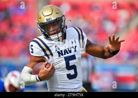 DALLAS, TX - NOVEMBER 25: Southern Methodist Mustangs wide receiver Key ...