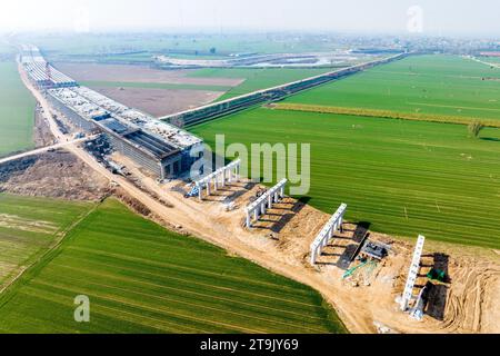HEBI, CHINA - NOVEMBER 26, 2023 - The new construction of National ...