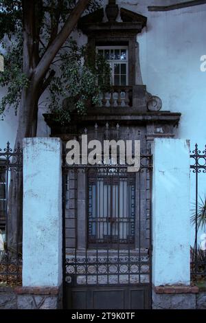 Entrance gate of a building, Mexico Stock Photo - Alamy