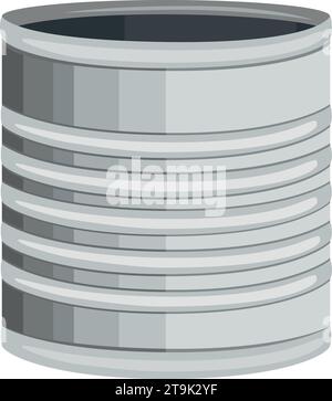 Canned Food Simple vector icon. Illustration symbol design template for ...