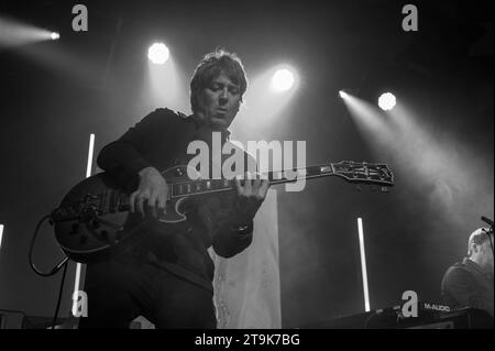 Photographs of Mark Collins of The Charlatans performing at Barrowland ...