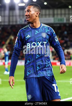 Jaidon Anthony of Leeds United during the Queens Park Rangers FC v ...