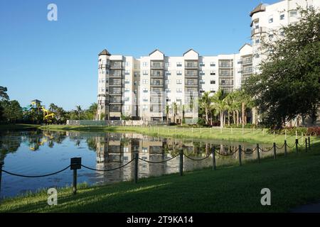 A Lake at the rear of the Grove Resort and Water Park in Orlando ...