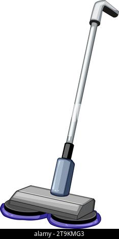 al electric mop cartoon vector illustration Stock Vector Image & Art ...